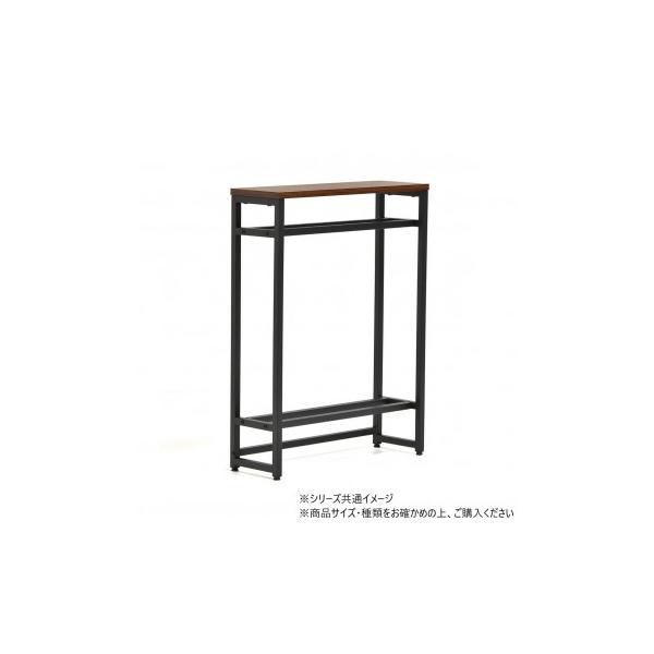 エントランスや廊下、リビングで大活躍。廊下やリビングでの観葉植物や鍵などの置き場としても活躍。ちょっとした置き場所が欲しい時に便利なコンソールテーブルです。上下に2本のバーがあるので小物や傘の収納、ボールやスリッパの収納に。