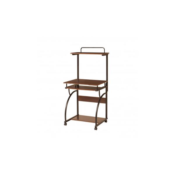 収納力抜群で、テスクトップパソコンや周辺機器、複合機なども一緒に収納できるパソコンデスクです。
