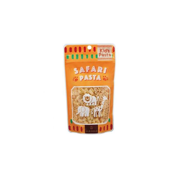かわいい5種類の動物を模ったキッズパスタです。パスタソースに絡めるだけでなく、サラダやグラタンなどの具材としてもお使いいただけます。便利で使い易いジッパー付きのスタンドパックです。
