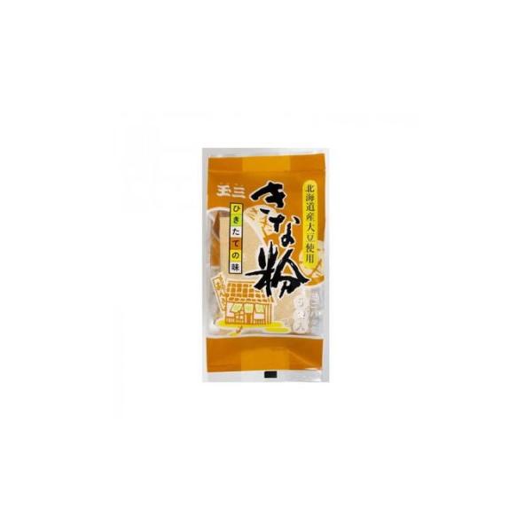 北海道産大豆100%使用。熱風焙煎で芯までじっくりと煎り、風味豊かなきな粉に仕上げました。便利な分包タイプです。
