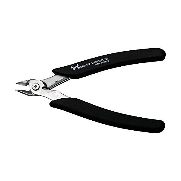 4.ニッパー 140mmブラック/-/SCN-140・Style:4.ニッパー 140mm・パッケージ個数:1・材質:ステンレス鋼・頭部硬度:49-55HRC・バネ構造:開閉ロック機能バネ (PAT.)・柄被覆:エラストマー成型グリップ・全...