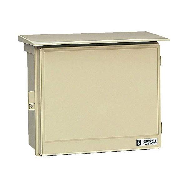 インダストリアル・ベージュ 有効フカサ:159 WB-14AJ・・Size:有効フカサ:159Color:ベージュ・プラスチック製防雨スイッチボックス・色:ベージュ・取付スペースELB:3P100AF×3・ボックス外形寸法(mm)(屋根・突...