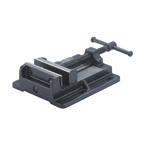 インダストリアルブラック/150mm/FV150・Size:150mm・パッケージ個数:1・全長(mm)×幅(mm)×高さ(mm):255×221×80・口幅(mm):151・口深さ(mm):40・締付力(kN):15.0・取付寸法(mm)...