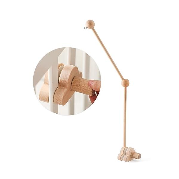 天然木/-/-・Color:天然木・育児サポートにぴったりお気に入りのベッドメリーを吊るし、ぶら下がったぬいぐるみやベッドメリーは赤ちゃんの注意を引き付け、目を動かすことができます。家事をしたいときや、どうしても作業から手が離せないときにベ...