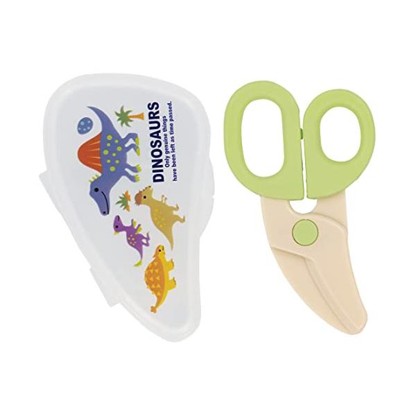 ディノサウルス/-/BFC1-A・パッケージ個数:1・サイズ:ハサミ＝約8×11.3cm ケース＝約8×12.7cm・素材・材質:ハサミ本体＝ABS樹脂 ハンドル＝エラストマー樹脂 ケース＝ポリプロピレン・原産国:中国