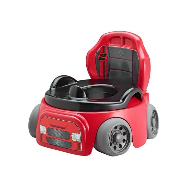 取っ手付き型洋式イス型赤/1個 (x 1)/Y7771CA1・パッケージ個数:1・楽しくトイレトレーニング