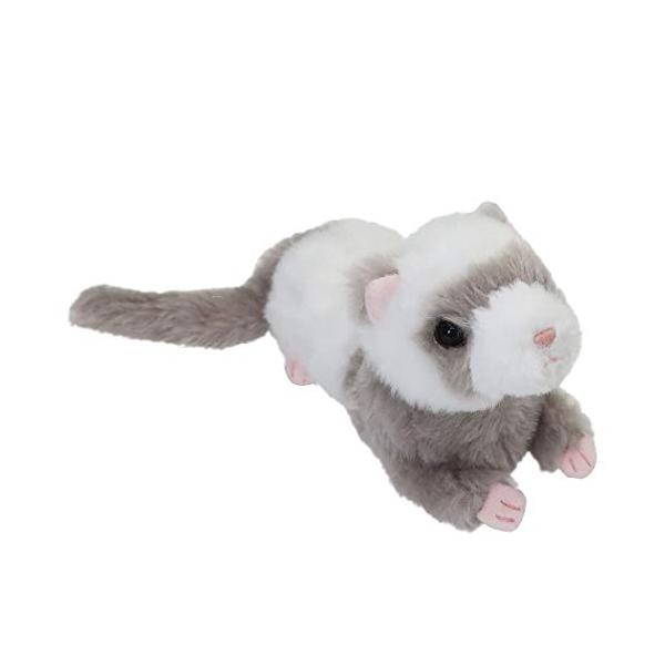 フェレットフェレット/S/P-6552・Size:SStyle:フェレット・全長:約30cm(頭から尻尾まで)・人気のフラッフォーズシリーズに、テーマパークや動物園で話題の珍獣たちが登場。・つやつやな毛並みときれいなグレーがチャームポイント...