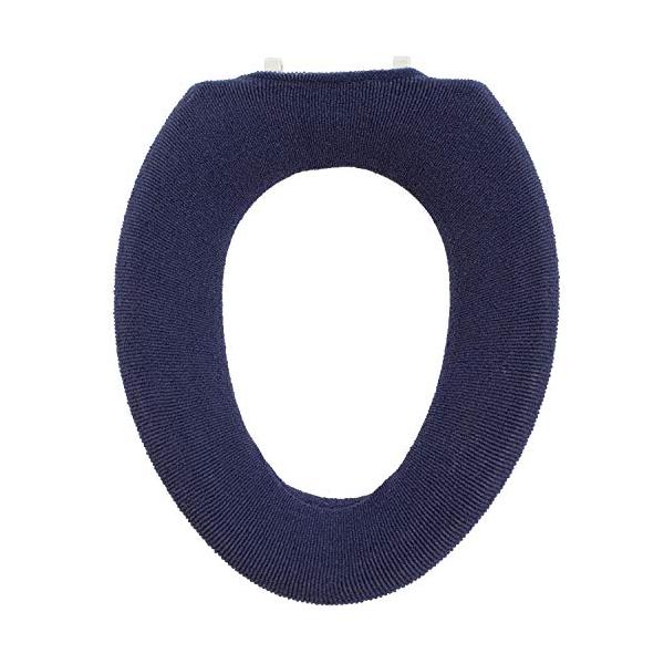 5. ネイビー/h. 便座カバー(O型)/-・Color:5. ネイビーSize:h. 便座カバー(O型)PatternName:エトフ トォワ・パッケージ個数:1・本体サイズ:約16×35×2cm・素材・材質:(本体)(表糸)アクリル10...