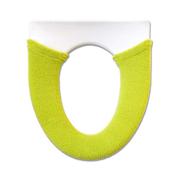 カジュアルグリーン/洗浄暖房型便座カバー/-・Style:カジュアルColor:グリーンSize:洗浄暖房型便座カバー・パッケージ個数:1・本体サイズ:約14×75×1cm・素材・材質:(表糸)アクリル85%、ナイロン15%、(芯糸)ナイロ...