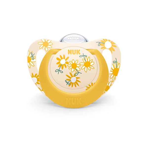 新スターデイジー/6-18カ月/-・Style:新スターSize:6-18カ月Color:デイジー・キレイな歯並びのための上位モデル。消毒ケース付き・種類: 花柄・素材: シリコーン;ポリプロピレン・パッケージ重量: 0.02 kg