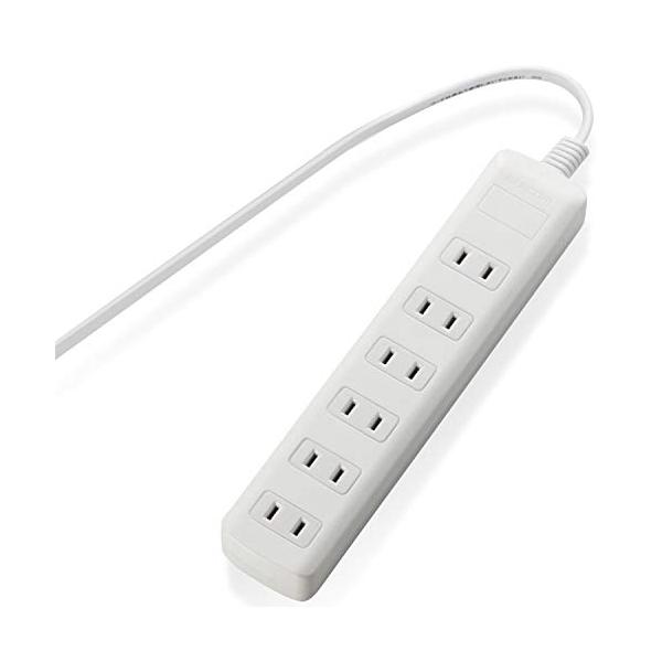 6個口・ホワイト 5m T-K1A-2650WH・・Color:ホワイトSize:5mStyle:6個口・パソコンやテレビなどの精密機器を雷から守る。高性能雷サージ吸収素子内蔵、安全性と使い勝手に配慮した雷ガードタップ。・雷サージから電子機...