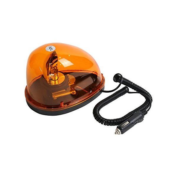 DC12V・アンバー 消費電力:60W FQ-01・・PatternName:3)非常回転灯/アンバー(FQ-01)・生産国:中国・材質・素材:カバー:PS・12V8W 消費電力60W アンバー・コード長:2.0m