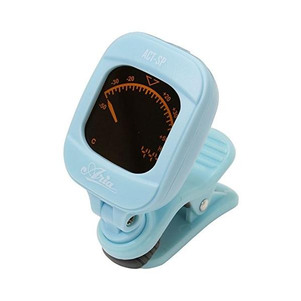 ギターのヘッドなどに挟んで使用する、クリップチューナー。操作ボタンは、電源/ モード切替とA4 ピッチ設定の2 つのみというシンプル設計。使いやすいコンパクトなチューナーです。ギター、ベース、ウクレレ(KeyC, KeyD)、ヴァイオリン、...