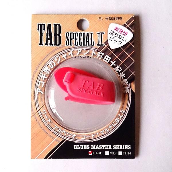 新発想のサムピックとしてご愛顧いただいております「TAB Special」が、お客様のニーズに答えるべく「TAB Special II」としてモデルチェンジ。硬さが、THIN、MEDIUM、HARDの3タイプ。(3タイプ × 2色 = 全6...