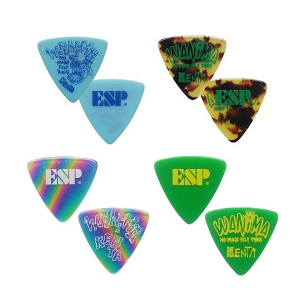 ESP アーティストピック WANIMA KENTA Model 4種各2枚 計8枚セット画像は表面と裏面です。※こちらの商品はメール便（ポスト投函、配送時の補償なし）にて発送いたします。ご注文受付後、通常は即日〜2営業日以内に発送させてい...
