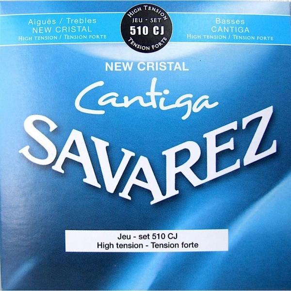 SAVAREZ 510CJ NEW CRISTAL Cantiga HIGH TENSION SET クラシックギター弦フランスの「サバレス」は正確なピッチを誇る高音弦と、音量豊かでレスポンスの速い低音弦の組み合わせが、高い人気を受け続けて...
