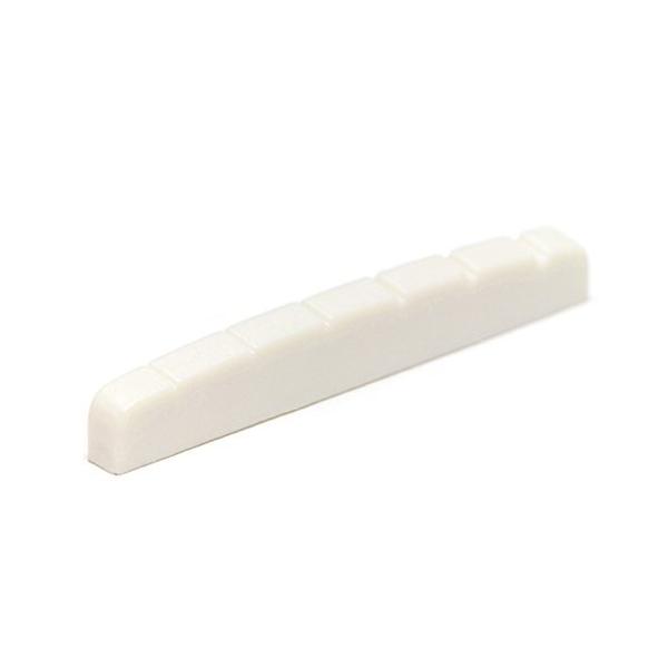 ストラト&amp;テレキャスターなどのフェンダータイプ用、弦溝加工済み、フラットボトム幅3.2ｘ長44.7ｘ高6.3ｘ弦間35.0(mm)本品は主に工房やルシアー向けに業務用として販売されている10個入りパックを1個単位(バラ売り)販売した...