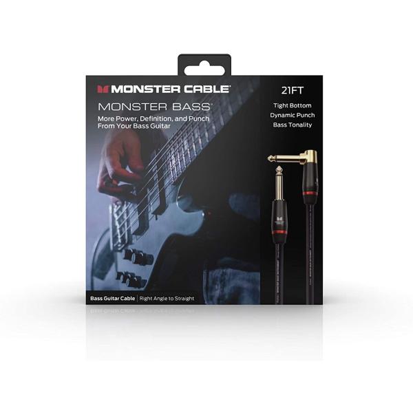 MONSTER CABLE M BASS2-21 21ft S-S シールドケーブルM MASSケーブルはシングル・ヘビーゲージのベース・コンダクター最高の低周波信号、張りのある明瞭な低音のすべてを提供します。低音域を失わないモンスターバス...