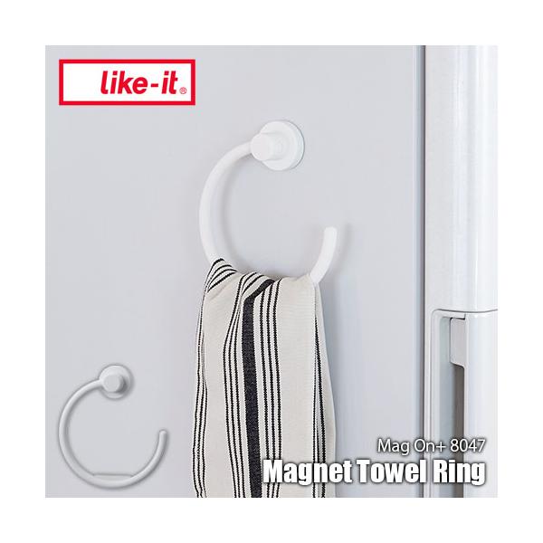 強力マグネットで冷蔵庫や洗濯機などに簡単に取り付け。オープンタイプでタオルが掛けやすく、開口部は右側にも左側にも自由に変えることができます。スチール製品以外にも貼付けが可能な補助板付きで、取り付け場所を選びません。※補助板は壁へ両面テープで...