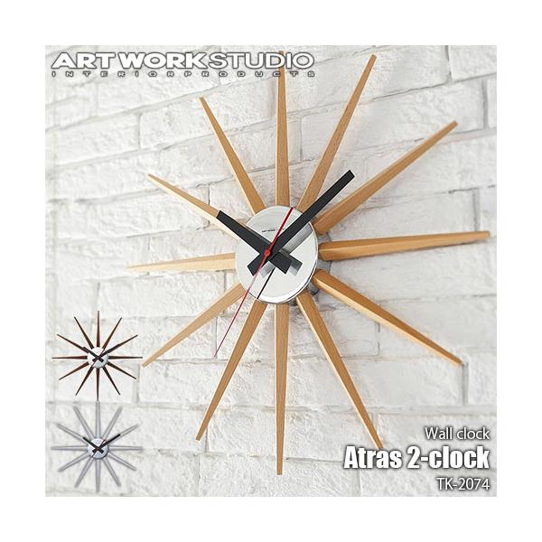 中央から延びたウッドが太陽のような壁掛け時計。存在感があり、空間の雰囲気を大胆に変えます。シンプルなお部屋のアクセントとしても最適。やさしくあたたかみのあるウッド素材は、北欧テイストのお部屋にぴったりです。