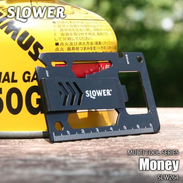 キャンプや山登り、レジャーなどで活躍する各種の機能が詰まったアウトドアツール。ルーラー、マイナスドライバー、プライ、ボトルオープナー、レンチ、ルーラーなど野外での使用を想定した便利機能が満載。また、カードや紙幣を挟めるマネークリップも装備。...