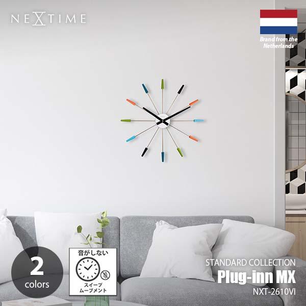 「Plug-Inn」は、Frits Vink（フリッツ・ヴィンク）によるデザインの大型の無音壁掛け時計で、私たちのベストセラーデザインです。 カラフルでありながらも少しノスタルジックな配色のプラグで、キッズルームはもちろん、ミッドセンチュリ...