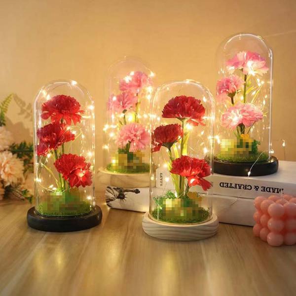 花構成：本体（プリザーブドフラワー）、その他 サイズ：高さ22×直径11cm  セット：プリザーブドフラワー、ガラスポット、  LEDライト、ケース  生産国：チャイナ  季節の贈り物に 1月：お正月 ご挨拶 門松 正月 成人式 成人の日 ...