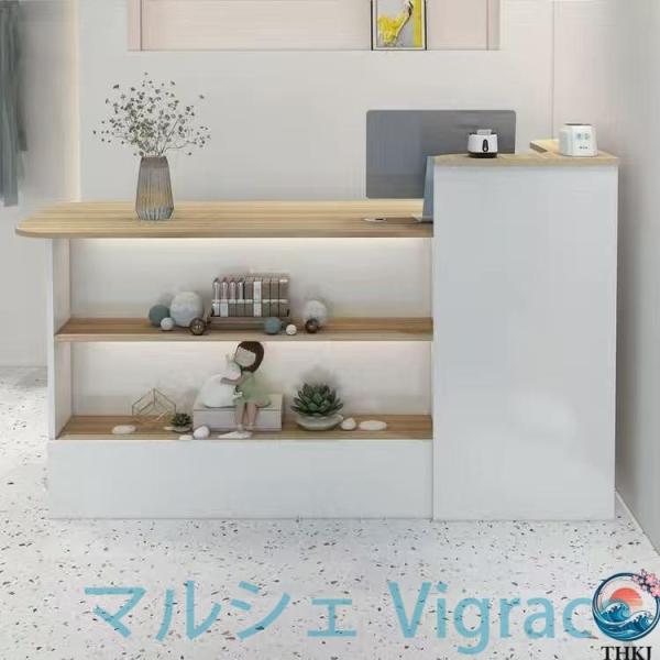 受付カウンター レジ カウンターレジ おしゃれ レジカウンター 受 レジ 120*50*100CM 画像通り*小さなスクラッチや衝突が発生する可能性がありますが、使用に影響しない場合は返品返金はできません