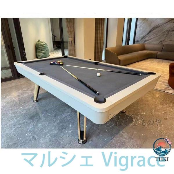 高級ヴィラ向け｜多機能ビリヤードテーブル（ブラックエイトナインボール対応）家庭用アメリカンビリヤード台＋卓球台＋ダイニングテーブル｜三合一多機能重厚感と洗練されたデザインが空間に上質な雰囲気をもたらします。本格的なビリヤード（ブラックエイト...