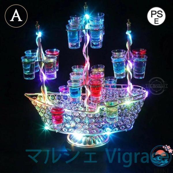 サイズ:?ワイングラスを送る? 【LED ワインラック】このカクテル グラス ホルダーは、バーで非常に美しく大気に見えます。また、LED ライトはパーティーで雰囲気を加え、充電可能です。 ワインディスプレイスタンドをより装飾的にします? 【...