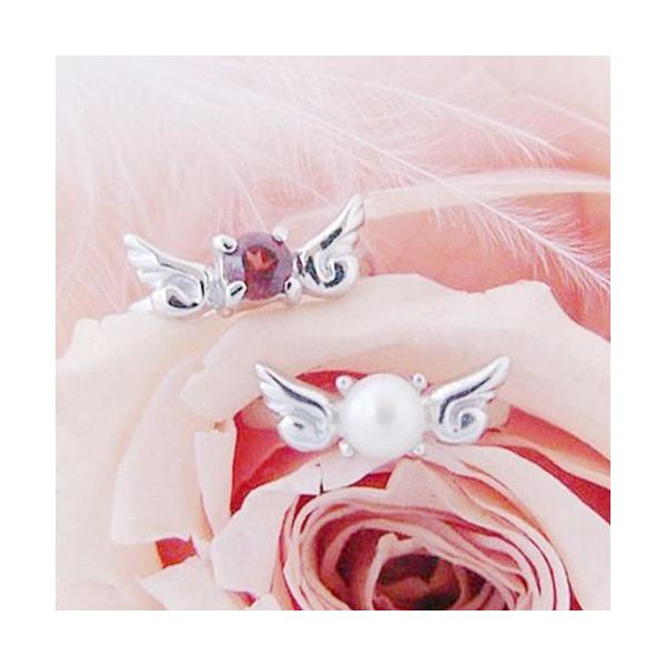 ベビーリング天使の翼＜宝石箱セット＞チェーン付お子様の出産記念日・出産祝いのギフトにおすすめです。送料無料 刻印10文字まで無料   素　材:SILVER(ロジウムメッキ) 大きさ:内径9mm　最大幅3mm 石の種類:天然石 石の大きさ:2...