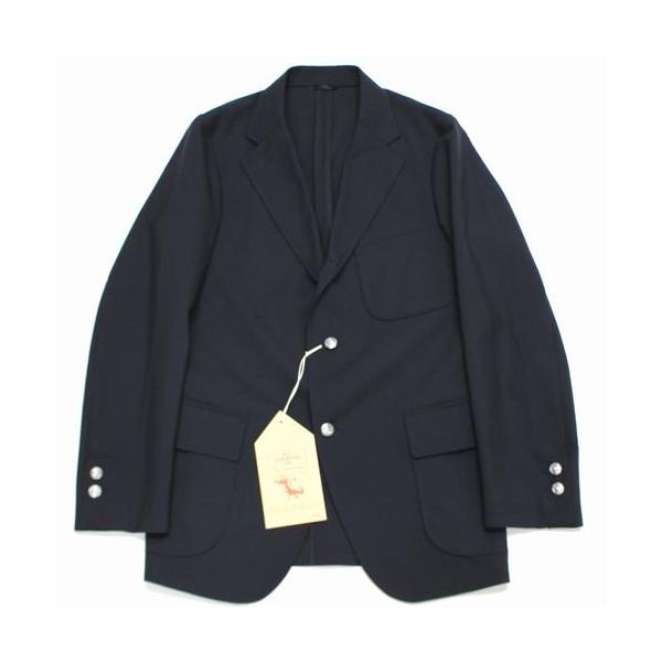 サイズ：表記S-肩幅41cm、身幅50cm、着丈72.5cm、袖丈62cmカラー：ネイビーコンディション：Aランク-ヴィンテージのボタンを使用している為、ボタンに変色箇所あり。素材：毛51% ポリエステル49% 裏地-綿100%コメント：D...