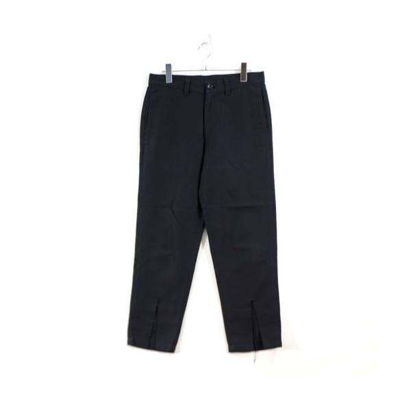 サイズ：表記1-ウエスト80cm、股上29cm、股下62cm、わたり幅27cm、裾幅18cmカラー：ネイビーコンディション：Bランク-全体多少アタリ、バック右ポケット汚れ素材：綿100%コメント：MEZLADPSYZYE メスラドサイジー ...