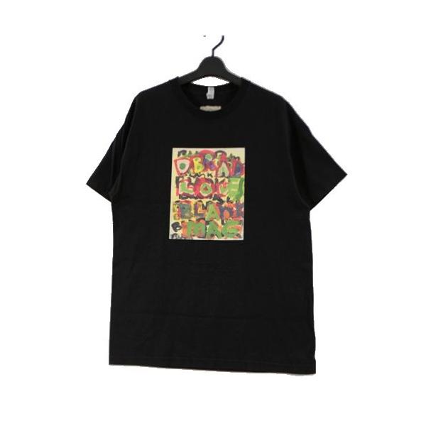 サイズ：表記L-肩幅50cm、身幅53cm、着丈74cm、袖丈20cmカラー：ブラックコンディション：Bランク-襟元汚れ素材：コットン100%コメント：DBRAD × Blankmag Gallery Tシャツ