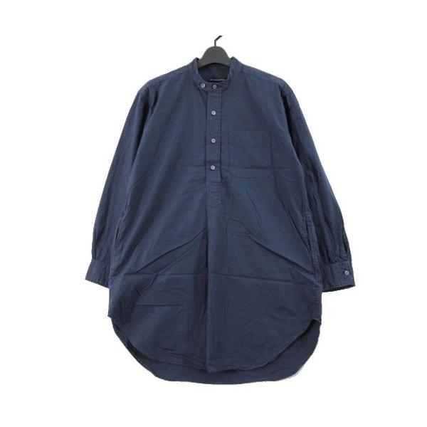 サイズ：表記XS-肩幅47.5cm、身幅56cm、着丈88.5cm、袖丈56cmカラー：ネイビーコンディション：Cランク-襟・袖口裏汚れ、左袖色落ち、全体色褪せ素材：綿100％コメント：ENGINEEREDGARMENTS エンジニアードガ...