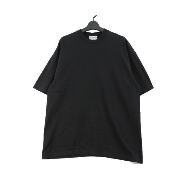 表記L-肩幅58cm、身幅59cm、着丈72cm、袖丈24cmブラックBランク-フロント若干ヤケコットン100%NICKGEAR WHERE'S MY LOVE? BackPrint T-shirt Tシャツ 定価￥7700