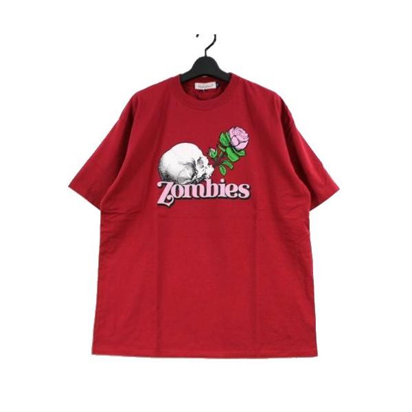 サイズ：表記4-肩幅54cm、身幅59cm、着丈74cm、袖丈26cmカラー：レッドコンディション：Sランク素材：綿100％コメント：UNDERCOVER アンダーカバー 24SS SKULL ZOMBIES Tシャツ UC1D3812 定...