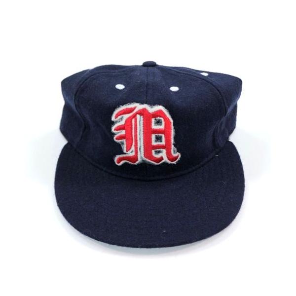 サイズ：表記7 1/8カラー：ネイビーコンディション：Sランク素材：毛100%コメント：COOPERSTOWNBALLCAP クーパーズタウンボールキャップ BB CAP MEMPHIS CHICKS NAVY RED キャップ