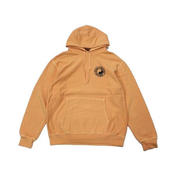 サイズ：表記L-肩幅59cm、身幅62cm、着丈78cm、袖丈70cmカラー：オレンジコンディション：Bランク素材：コットン100%コメント：STUSSY × OUR LEGACY  24AW WORK SHOP BUANA HOODIE ...
