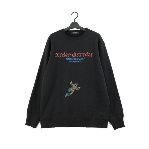 サイズ：表記4-肩幅50cm、身幅59cm、着丈73cm、袖丈66cmカラー：ブラックコンディション：Aランク素材：コットン100%コメント：UNDERCOVER アンダーカバー 18AW SWEAT order-disorder sket...
