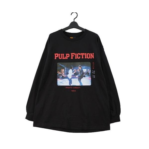 サイズ：表記XL-肩幅56cm、身幅61cm、着丈77cm、袖丈60cmカラー：ブラックコンディション：Aランク素材：コットン100%コメント：WACKOMARIA × PULP FICTION 24AW CREW NECK LONG SL...