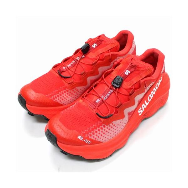 サイズ：表記US8（26ｃｍ）-アウトソール約32cmカラー：レッドコンディション：Aランク素材：コメント：SALOMON サロモン S/LAB ULTRA GLIDE 1.5 ウルトラグライド トレイルランニングシューズ 492836 B...