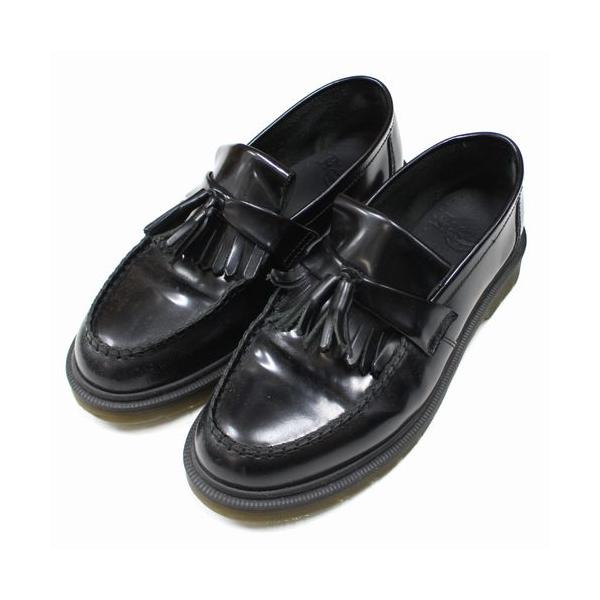 サイズ：表記UK7（26ｃｍ）カラー：ブラックコンディション：Bランク素材：コメント：Dr.Martens ドクターマーチン ADRIAN タッセルローファー 定価￥28600