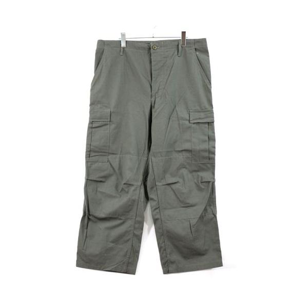 サイズ：表記LARGE-REGULAR-ウエスト96cm、股上34cm、股下68cm、わたり幅37cm、裾幅25cmカラー：カーキコンディション：Aランク素材：コットン100%コメント：U.S.ARMY 米軍 COMBAT TROUSERS...