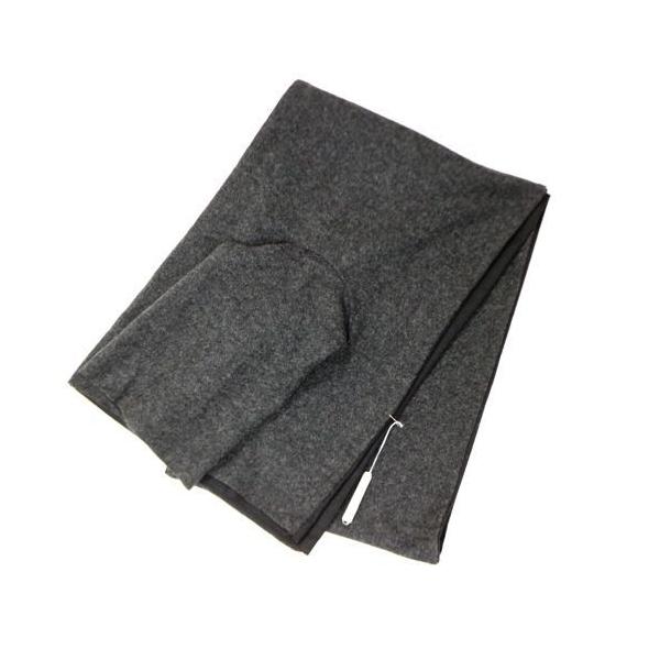 サイズ：表記F-幅約28cm、全長約170cm カラー：グレー×ブラックコンディション：Sランク素材：コメント：pssst,sir プスサァ Hole_stole ホールストール ho001 定価￥16500
