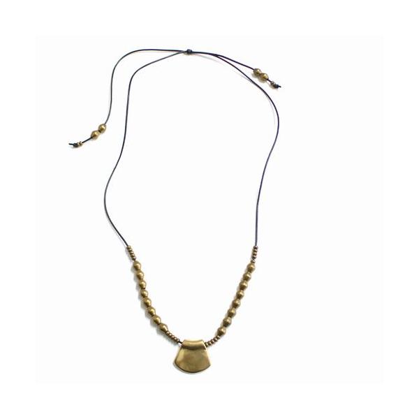 サイズ：表記なしカラー：ゴールド×ブラックコンディション：Bランク-トップ擦れ素材：コメント：MARISAMASON マリッサメイソン 2021 KALA NECKLACE ネックレス L'Appartement取扱 21091570001...