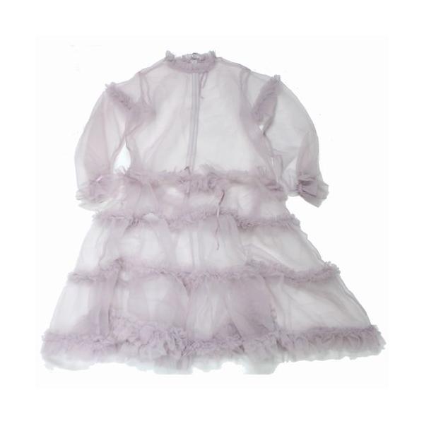 サイズ：表記なし-肩幅約43cm、身幅約59cm、着丈約123cm、袖丈約61cmカラー：ラベンダーコンディション：Bランク-バック中央擦れ素材：ポリエステル100％コメント：MADDERMADDER マダマダ 21SS HEROINE o...