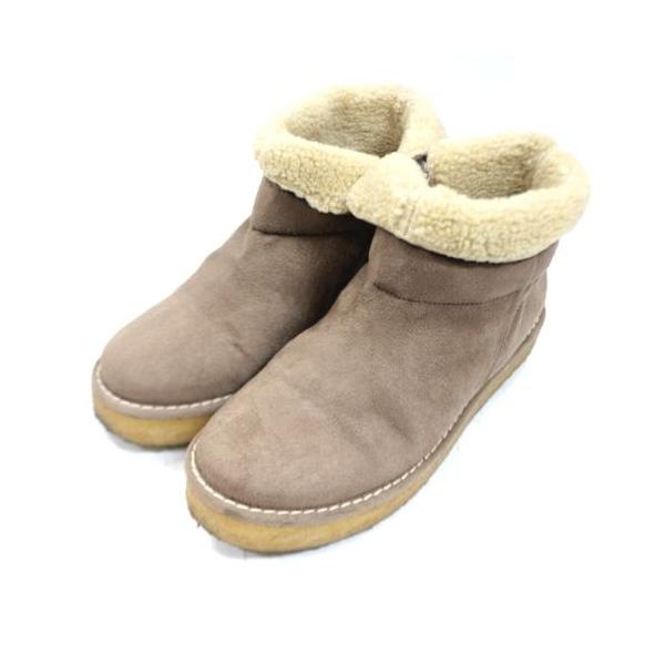 サイズ：表記35-アウトソール約25cmカラー：ブラウンコンディション：Bランク-ソール多少ベタつき素材：-コメント：STELLAMcCARTNEY ステラマッカートニー KICKAPOO ショート ムートンブーツ BOX