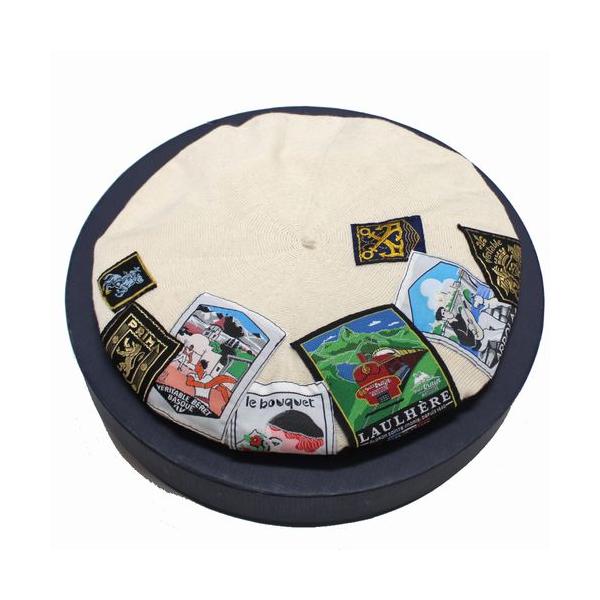 サイズ：表記102 Sカラー：ベージュコンディション：Aランク素材：綿100%コメント：LAULHERE ローレール MILLESIME コットン ニット ベレー帽 23931 定価￥25300