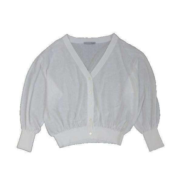 サイズ：表記なし-身幅60cm、着丈53cm、裄丈80cmカラー：ホワイトコンディション：Aランク素材：綿55% ポリエステル45%コメント：Lepivot ルピポット 25SS 5821 ドルマンシアーV-C/D カーディガン 5821 ...